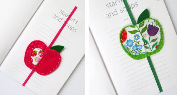 Apple Bookmark - Feltberry