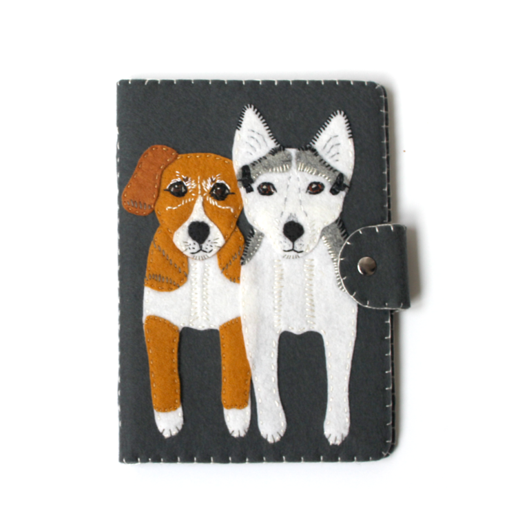 Personalised Dog Kindle Cover - Feltberry